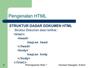 02 pengenalan html 2 | PPT
