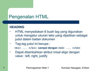 02 pengenalan html 2 | PPT
