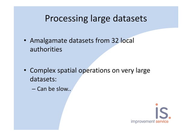 1Spatial: Edinburgh FME World Tour: Performance tips | PPT