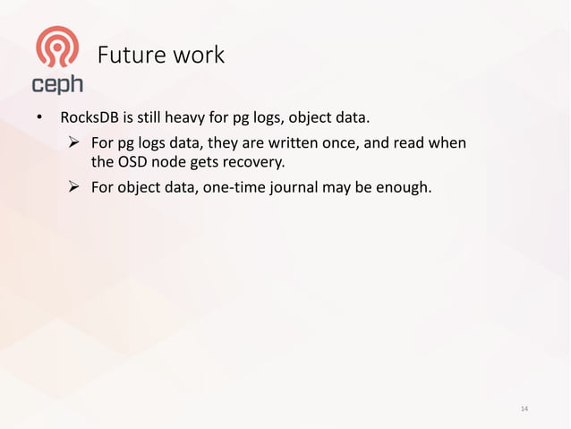 Performance tuning in BlueStore & RocksDB - Li Xiaoyan | PPT