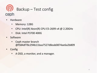 Performance tuning in BlueStore & RocksDB - Li Xiaoyan | PDF