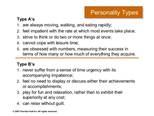 Reserved Personality Type