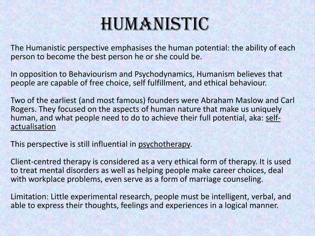 02 Perspectives in psychology | PPTX | Biological Sciences | Science