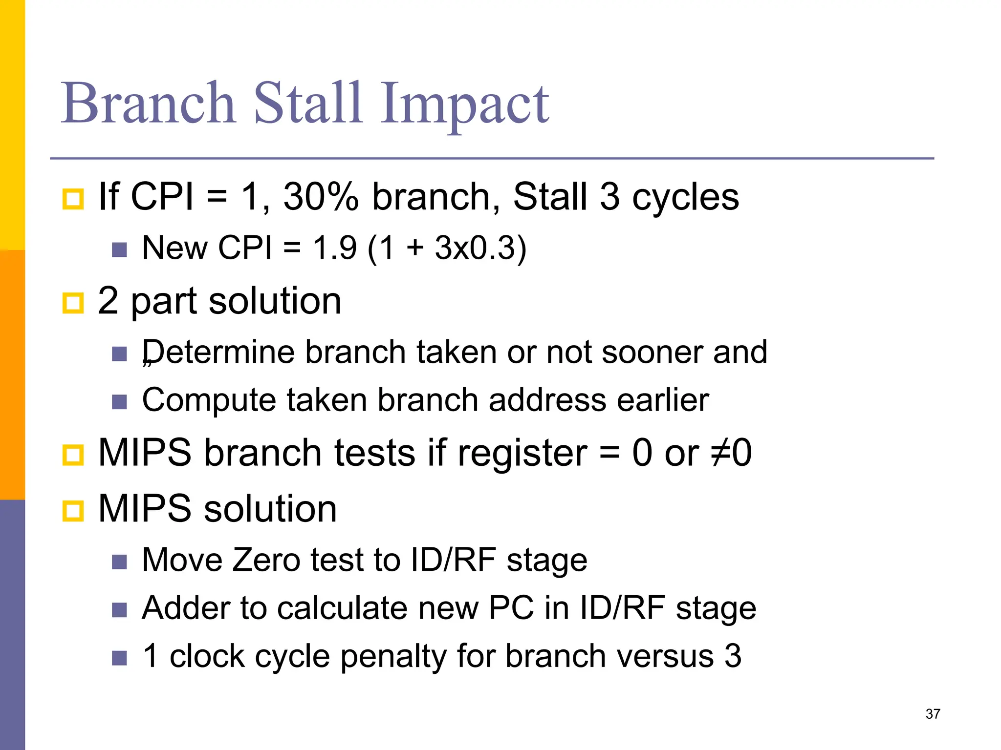 CPU Pipelining and Hazards - An Introduction | PPT