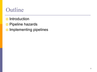 CPU Pipelining and Hazards - An Introduction | PPT