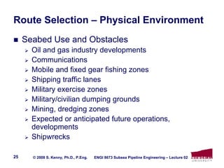 02 pipeline systems engineering and routing considerations | PDF