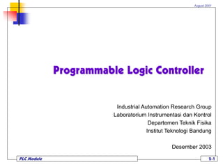 apa itu plc dan program dari plc (Program logic controller) | PPT