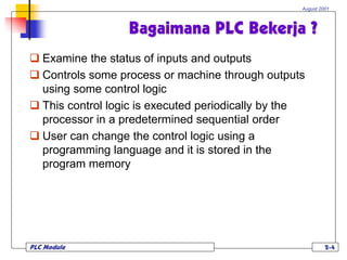 apa itu plc dan program dari plc (Program logic controller) | PPT