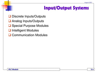apa itu plc dan program dari plc (Program logic controller) | PPT
