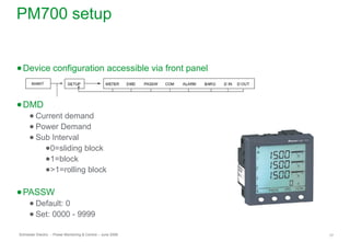 02 - PowerLogic Meter Setup schneider eletric.ppt