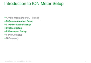02 - PowerLogic Meter Setup schneider eletric.ppt