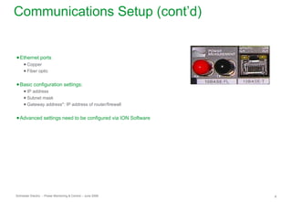 02 - PowerLogic Meter Setup schneider eletric.ppt