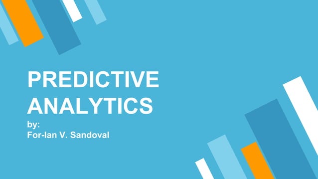 Predictive Analytics - An Introduction | PPTX