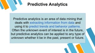Predictive Analytics - An Introduction | PPTX