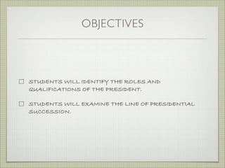 02 - Presidential Qualifications | PDF