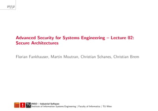 Advanced Security for Systems Engineering-02print.pdf