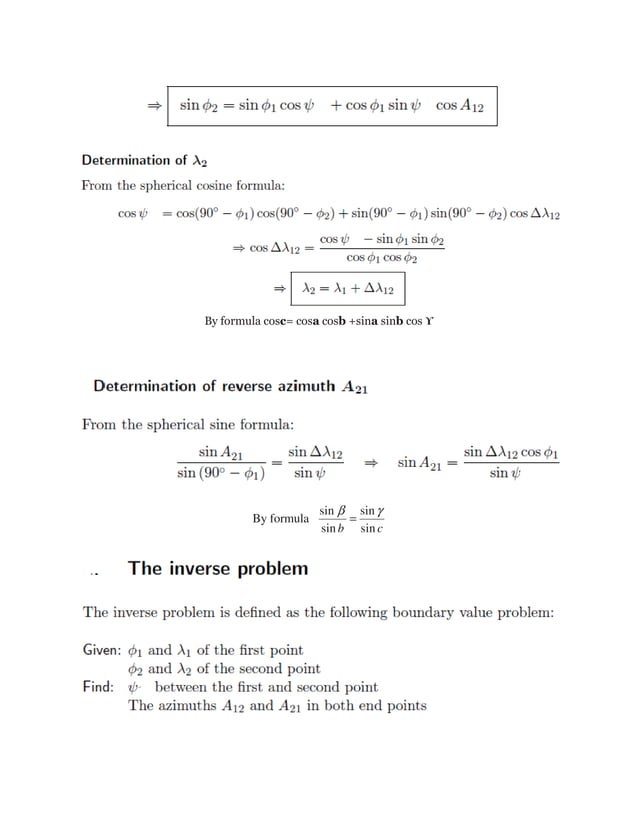 Problem of Geodesy | PDF