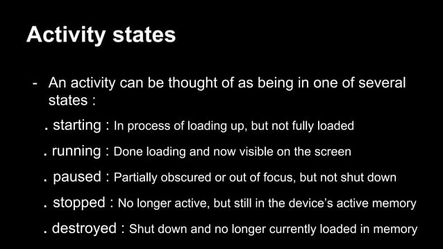 02 programmation mobile - android - (activity, view, fragment) | PDF | Operating Systems ...