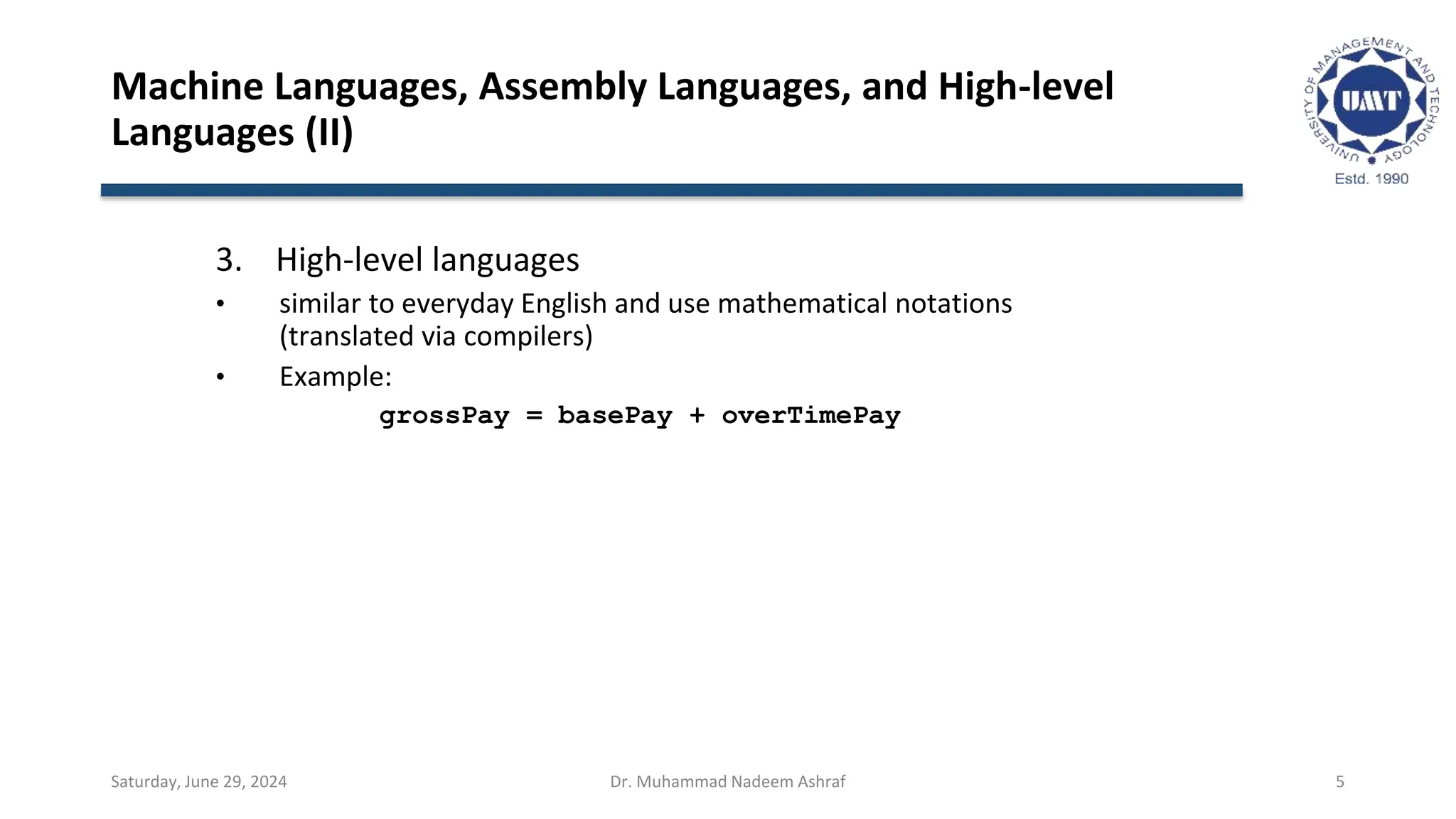 Programming Languages Intriduction to C++ programming | PPSX Programming Languages Intriduction to C++ programming | PPSX