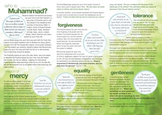 Prophet Muhammad (SAW) -You should know this man pamphlet | PDF