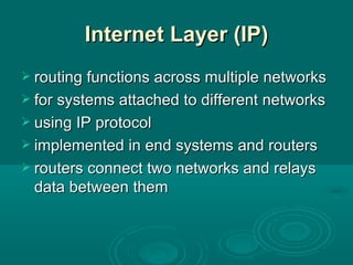 02 protocol architecture | PPT | Computer Networking | Computing