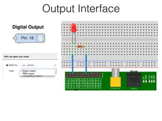 02 Raspberry Pi GPIO Interface on Node-RED (Some correction) | PPT