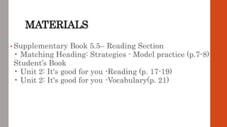 02 - Reading Skill Lesson 2.powerpoint present | PPTX