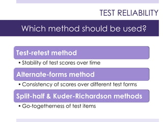 Characteristics of a Good Test | PDF | Standardized Testing ...