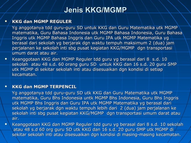 02 revitalisasi dan pengembangan-kkg-mgmp | PPT