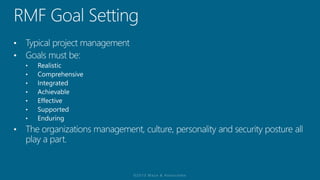 Building and Maintaining a Successful RMF Program | PPT