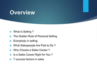 Sales Factors | PPTX