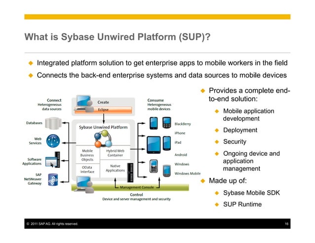 SAP Mobile Platform Architecture and Strategy | PDF | Operating Systems | Computer Software and ...