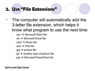 02 Saving Files | PPT