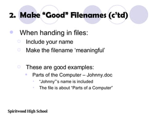 02 Saving Files | PPT