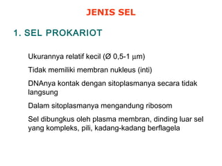02 sejarah-teori-sel-jenis-sel (ikip) | PPT