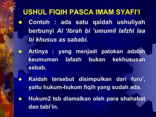 SEJARAH PERKEMBANGAN ILMU USHUL FIQIH.ppt
