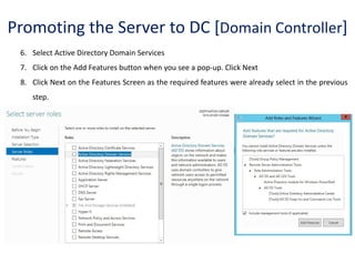 02 setting up domain controller | PPT