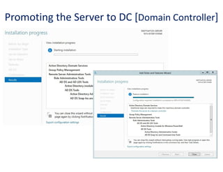 02 setting up domain controller | PPT