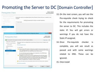 02 setting up domain controller | PPT