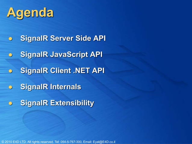SignalR | PPT
