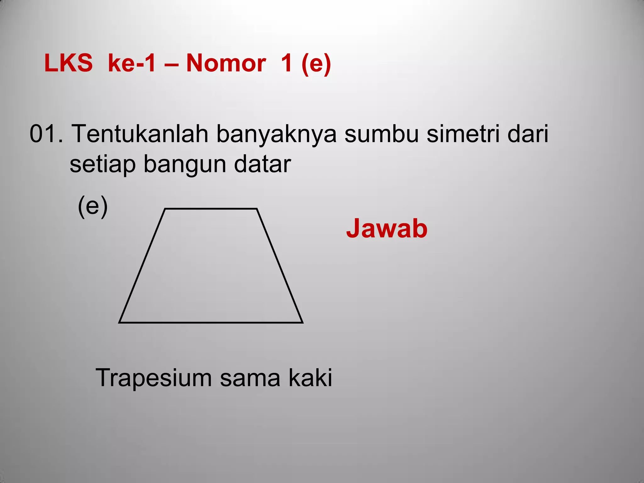 Simetri Bidang Datar dan pembahasannya | PDF