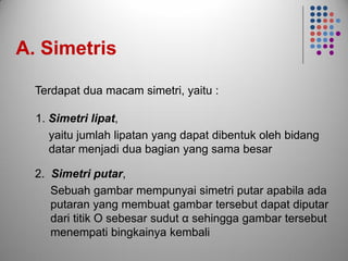 Simetri Bidang Datar dan pembahasannya | PDF