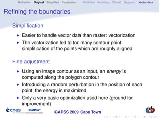 Object counting in high resolution remote sensing images with OTB | PDF