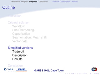 Object counting in high resolution remote sensing images with OTB | PDF