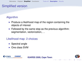 Object counting in high resolution remote sensing images with OTB | PDF
