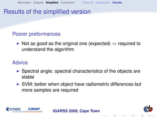 Object counting in high resolution remote sensing images with OTB | PDF