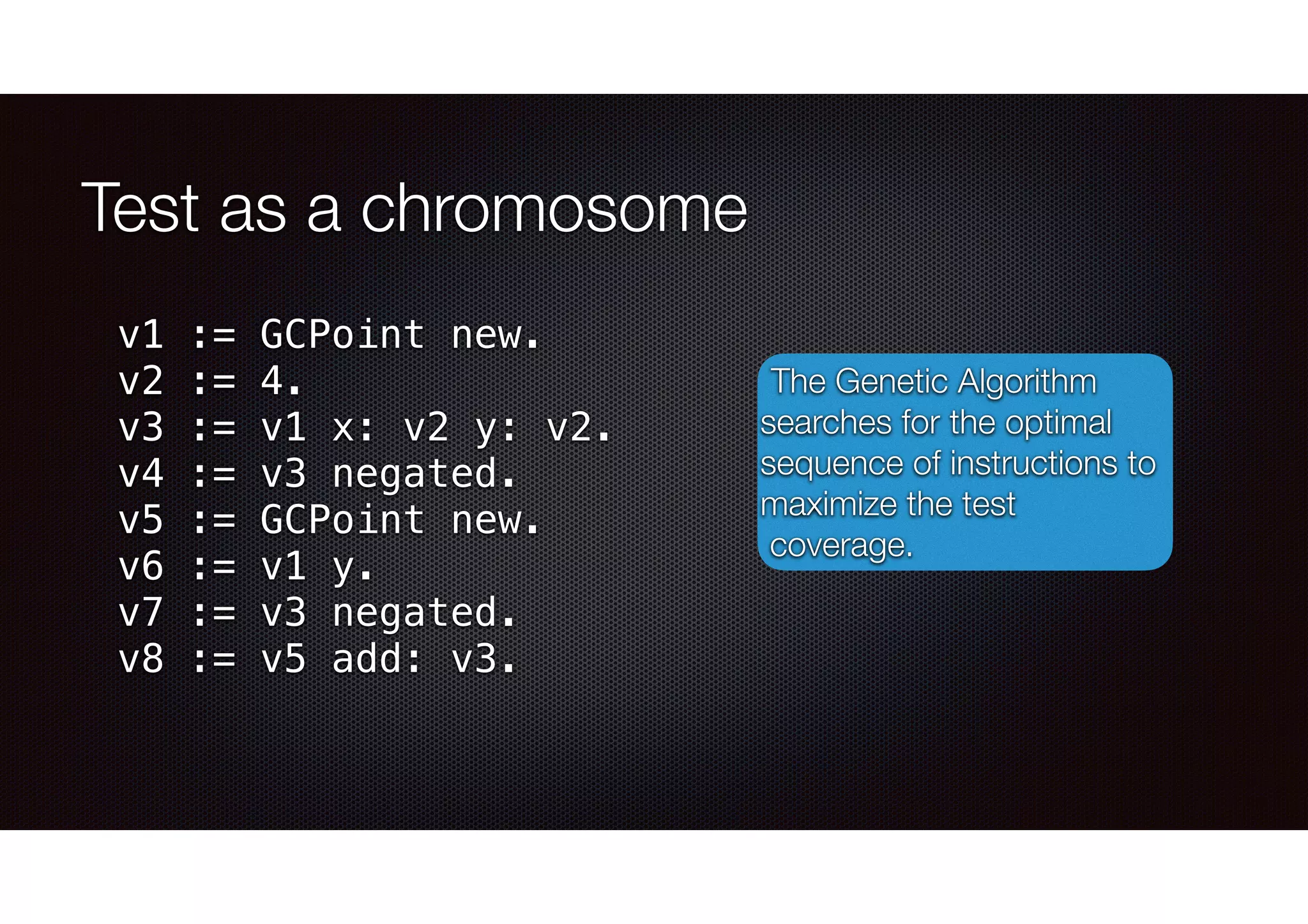 Creating Unit Tests Using Genetic Programming Ppt