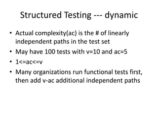 20100309 02 - Software testing (McCabe) | PPT