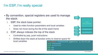 02 - Introduction to the cdecl ABI and the x86 stack | PPTX