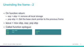 02 - Introduction to the cdecl ABI and the x86 stack | PPTX